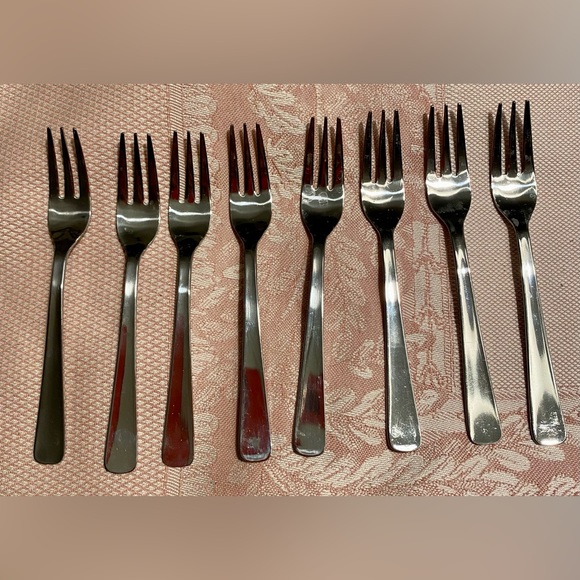 Dining | Set Of 8 Appetizer Forks Stainless Steel | Poshmark